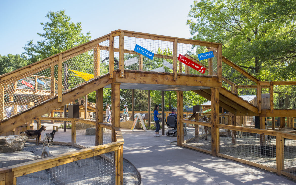 Goat and Donkey Exhibit, Kansas City Zoo - MegaKC